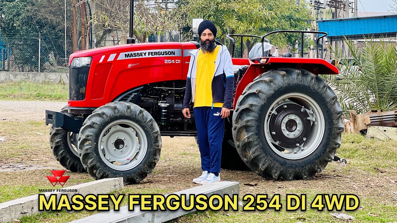 Massey ferguson 254 DI 4x4 Dynatrack smart tractor full review @IMTWALE ...