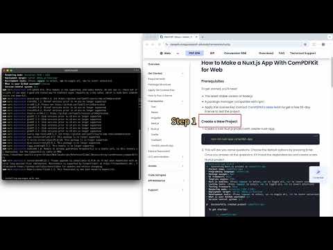 How to Create A Nuxt.js PDF Editor - Step 1: Create a New Nuxt.js Project
