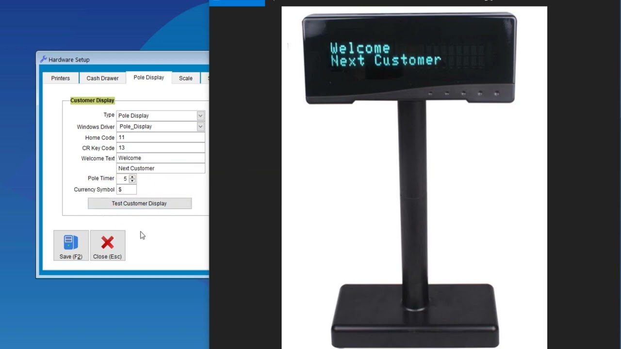 Ezisolution Systems: Customer Display setup in Retailman POS - YouTube