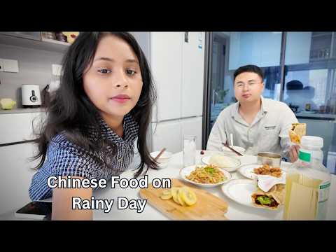 Cooking Chinese Food on a Rainy Day in China 🍲🌧️☔️