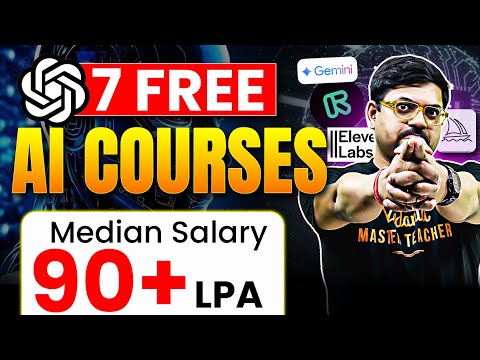 ⚠️Don’t Miss These 7 FREE AI Courses During First Year of College | Harsh Sir