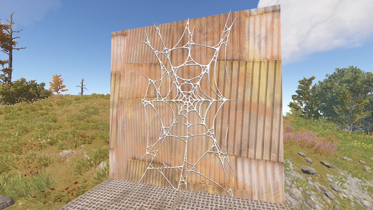 RUST SKIN SPOTLIGHT - Spider Web Rug - 2,35€ - YouTube