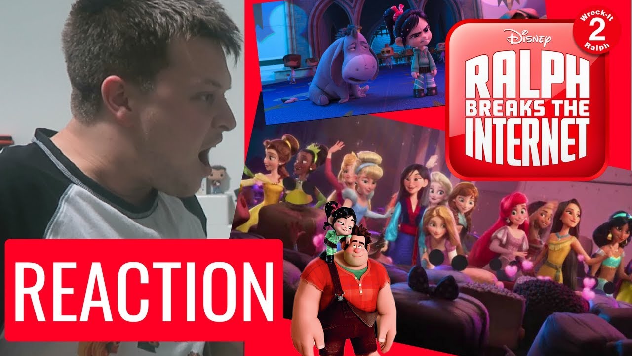 Ralph Breaks The Internet Trailer Reaction | Disney - YouTube