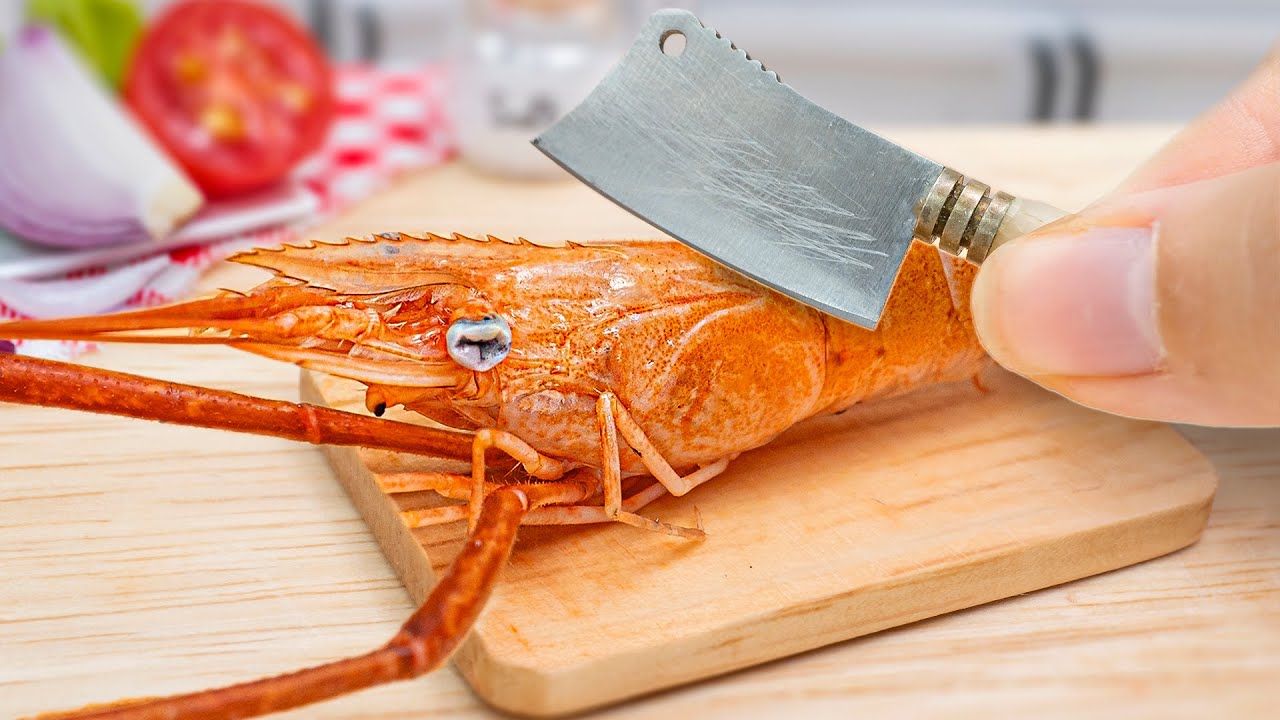 Delicious Cooking Homemade Lobster Roll 🦞 Most Satisfying Miniature ...