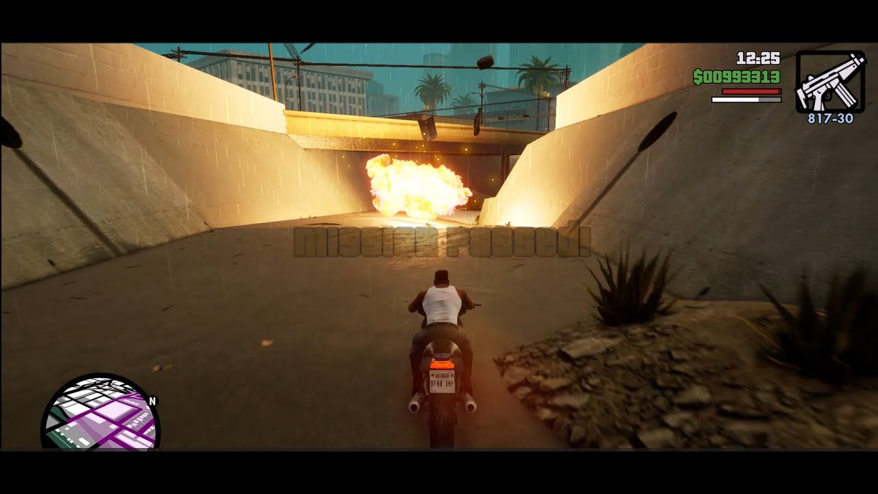"GTA San Andreas Definitive Edition PC - 4K Gameplay | Exploring Los ...