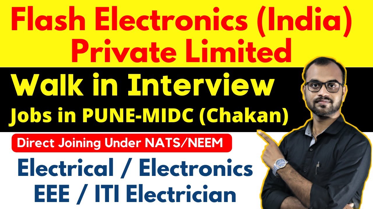 Flash Electronics (India) Private Hiring Diploma Engineer-Electrical ...