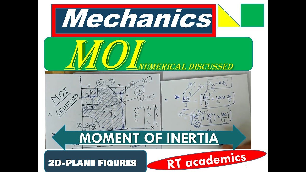 #MOI_Moment of Inertia of Plane figure about X-X axis - YouTube
