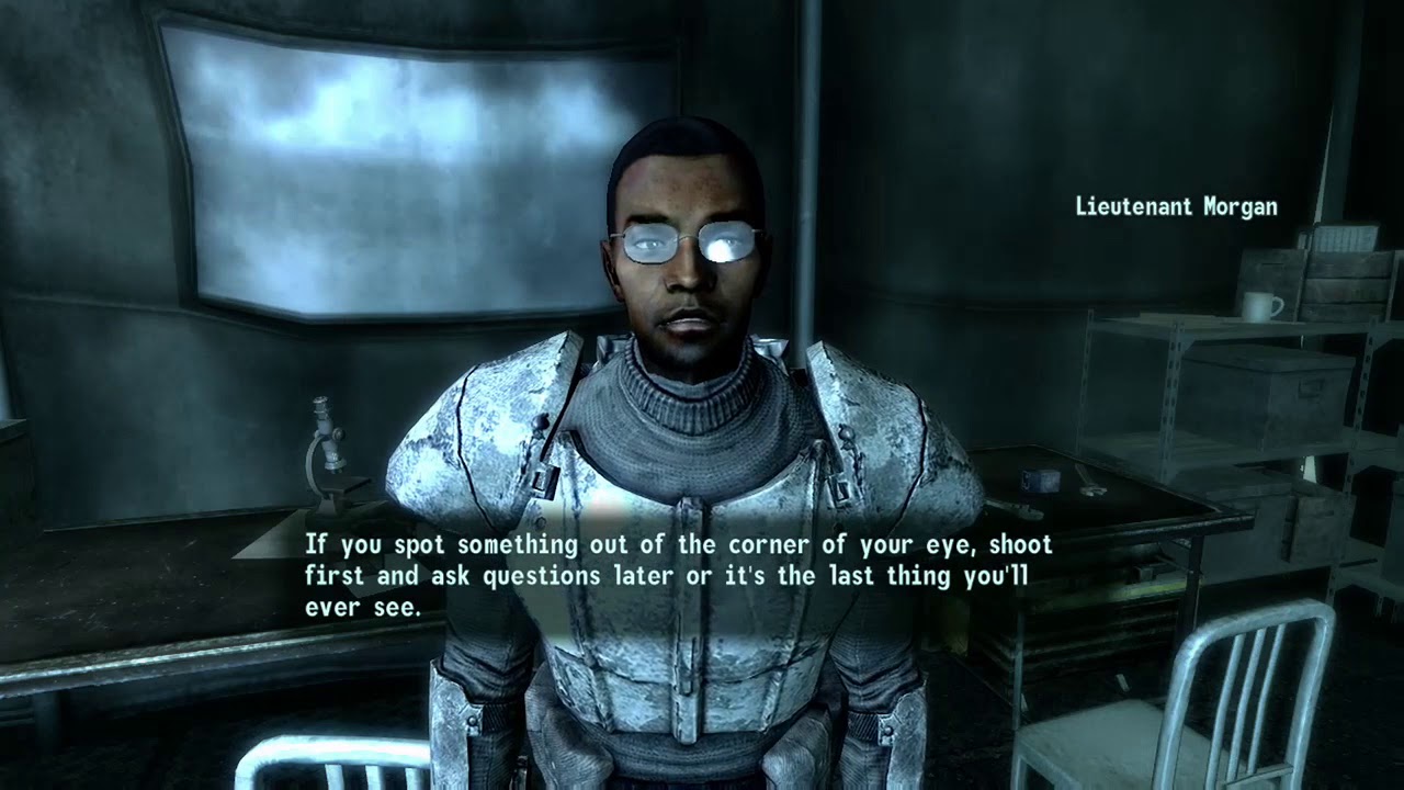 Fallout 3: Lieutenant Morgan - YouTube