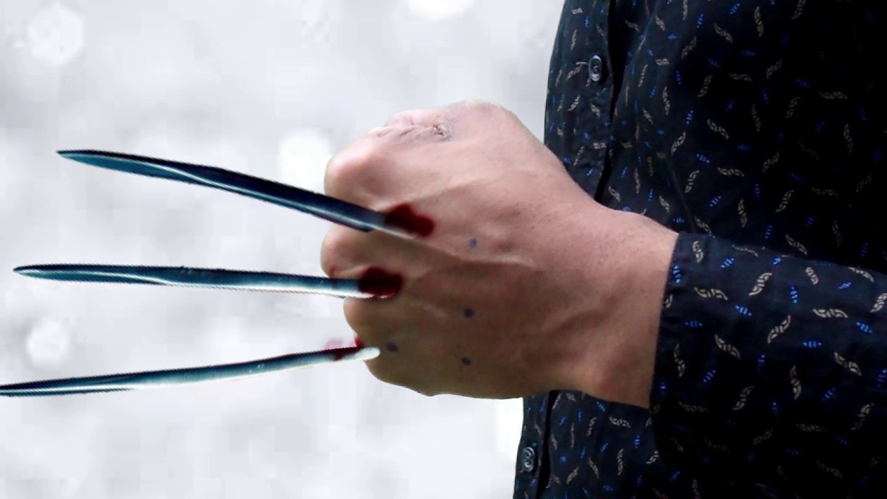 Wolverine claw effect - YouTube