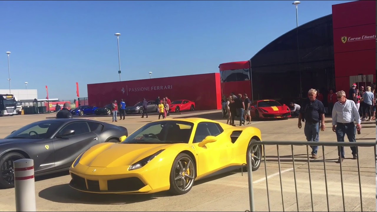 FERRARI Event at SILVERSTONE - YouTube