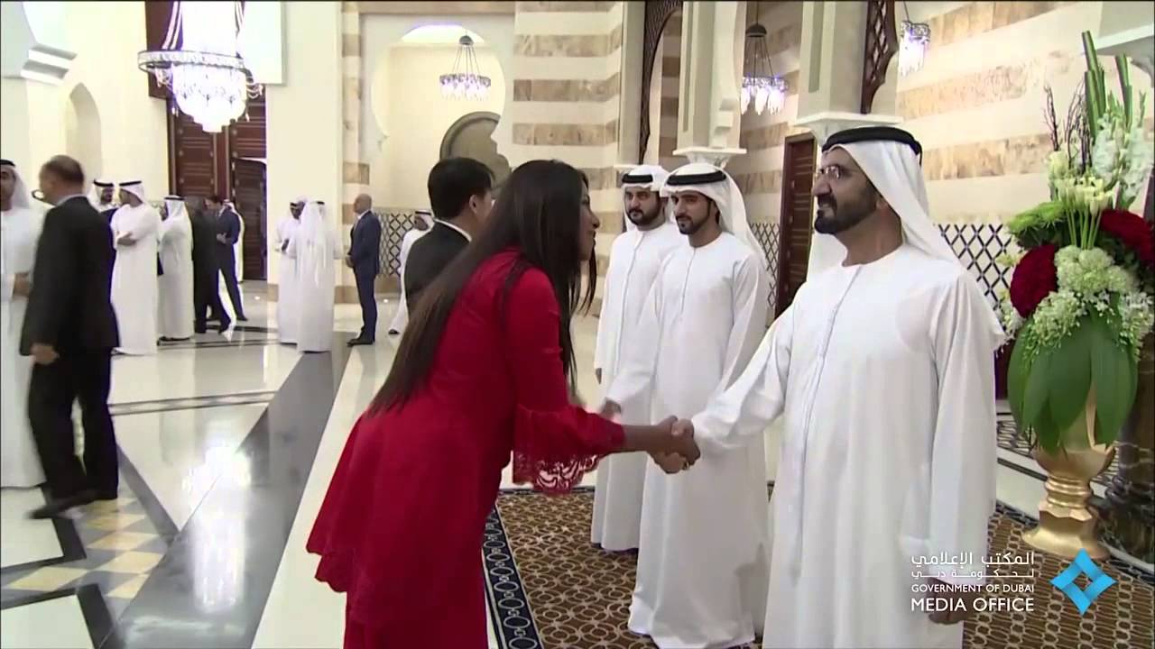 Diva Dubai Nicole Rodrigues Proud full moment with His Highness Sheikh ...