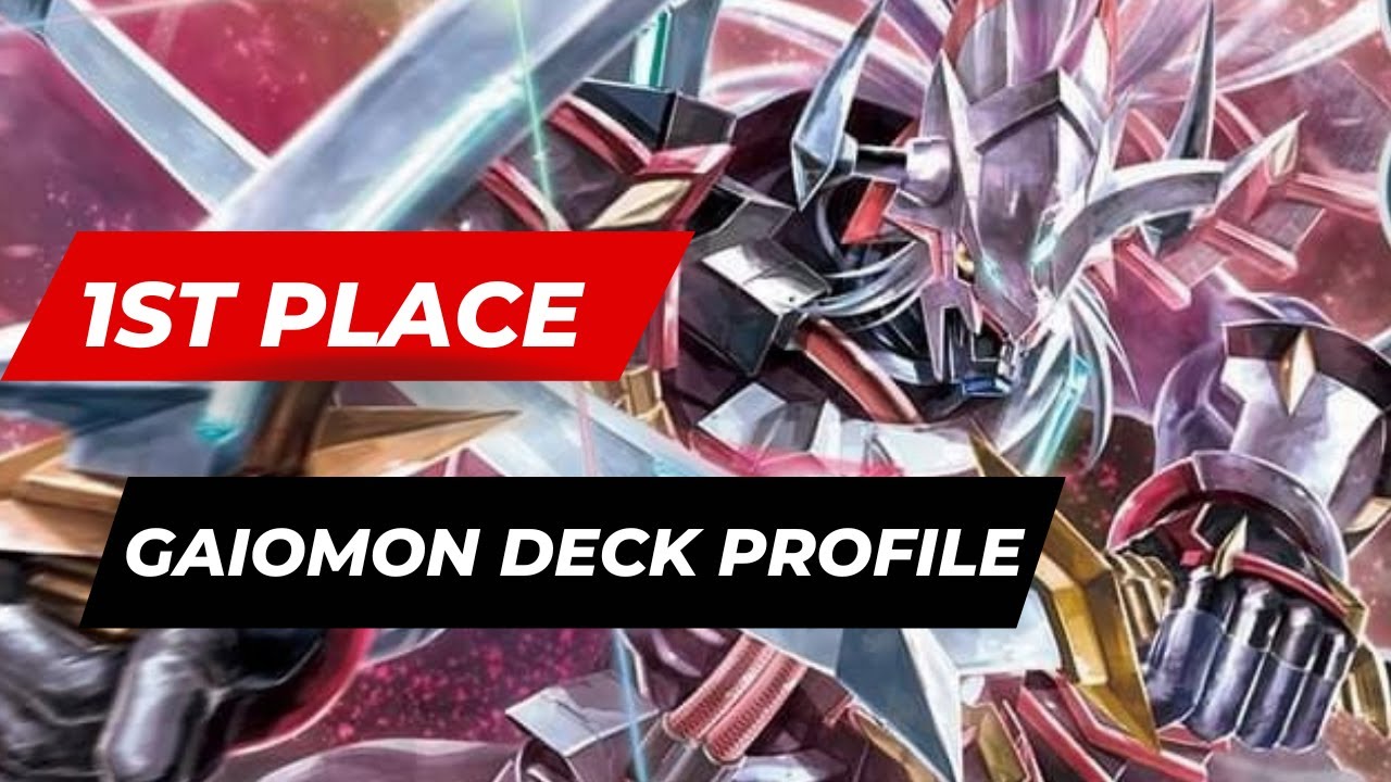 Store Champion Gaiomon Deck Profile feat. BlackWarGreymon | Digimon ...
