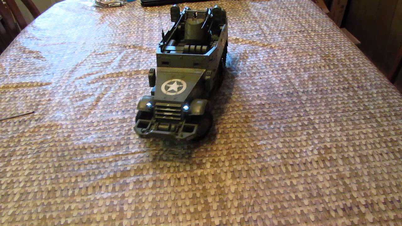 Phils new RC Halftrack from Bob @ rctankcommand.com - YouTube
