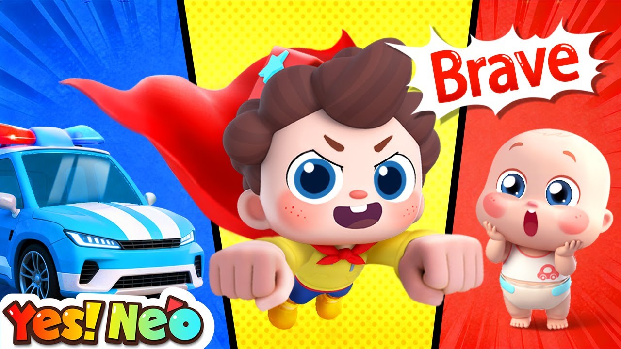 I am Brave | Emotions and Feelings | Superhero Song | Nursery Rhyme ...