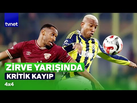 Fenerbahçe şampiyonluk yarışında yara aldı: Tek gol galibiyete yetmedi | 4x4 Futbol