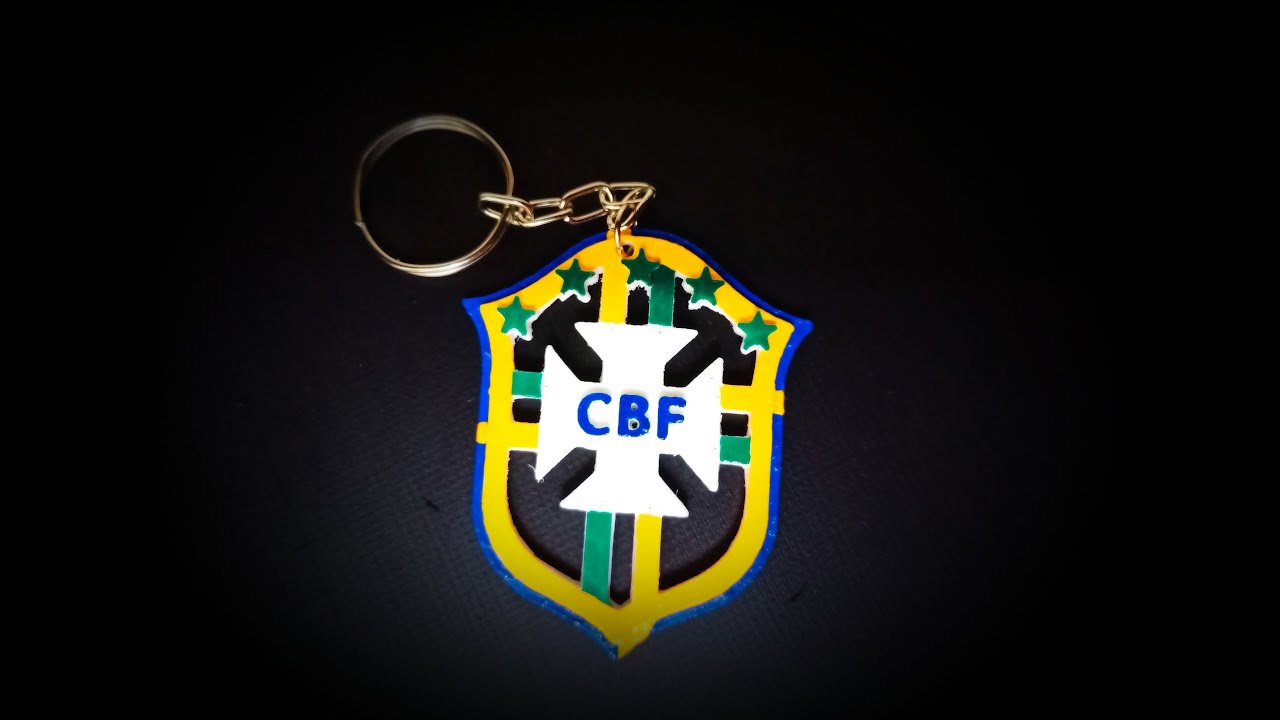 Chaveiro Escudo CBF - 10 - YouTube