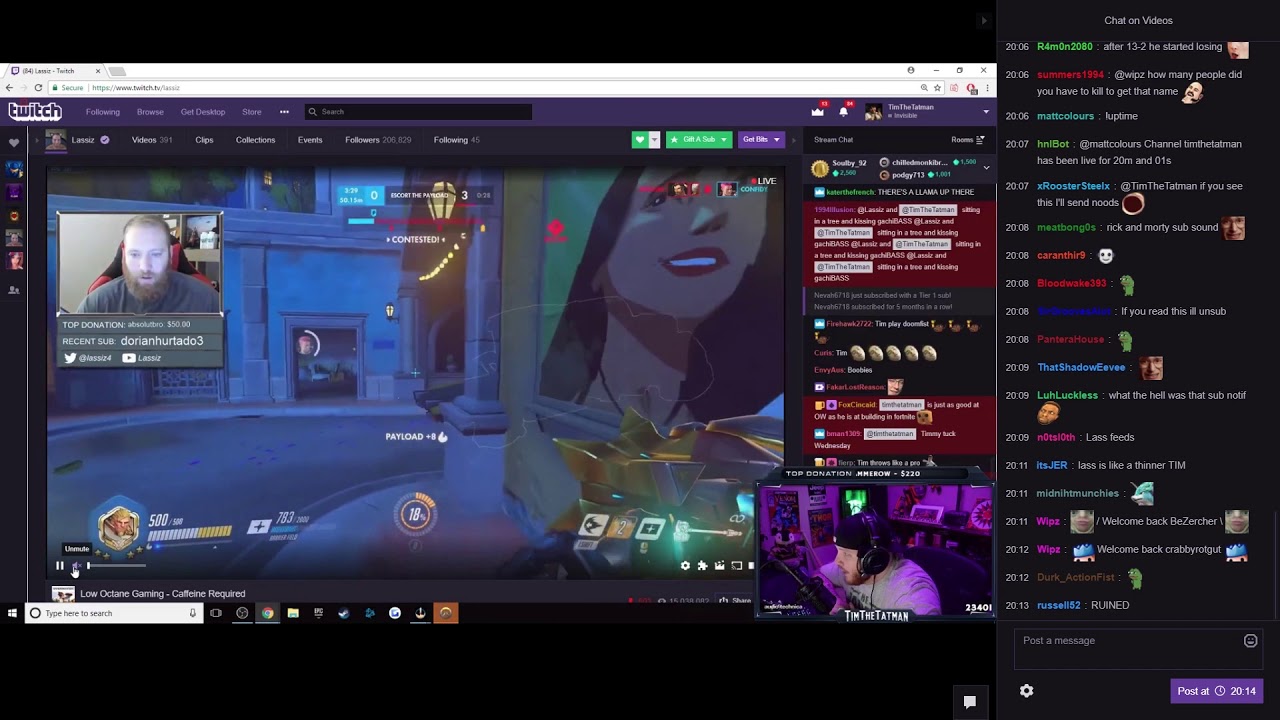 Timthetatman Checks Out Lassiz's Stream - YouTube