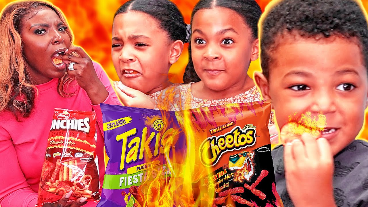 Spicy Chip Challenge! Last To Stop Eating Wins PRIZE! - YouTube