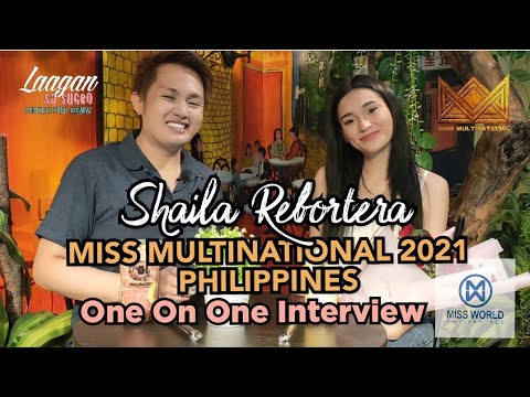 SHAILA REBORTERA MISS MULTINATIONAL 2021 One On One interview [ENG SUB ...