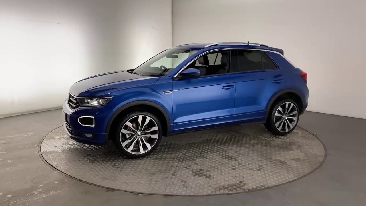 T-Roc R-Line 2.0 TDI 150 PS DSG Auto, Ravenna Blue Metallic Paint ...