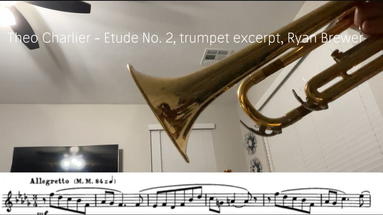 Theo Charlier - Etude No. 2, trumpet excerpt, Ryan Brewer ...