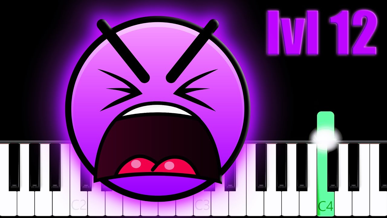Geometry Dash - Level 12 (Theory of Everything) | Piano Tutorial - YouTube