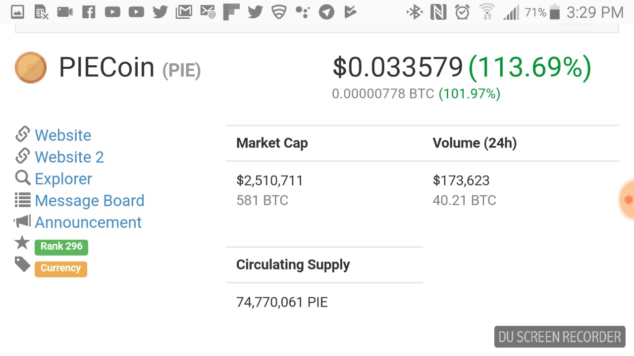 PIECOIN AT IT AGAIN!!!! - YouTube