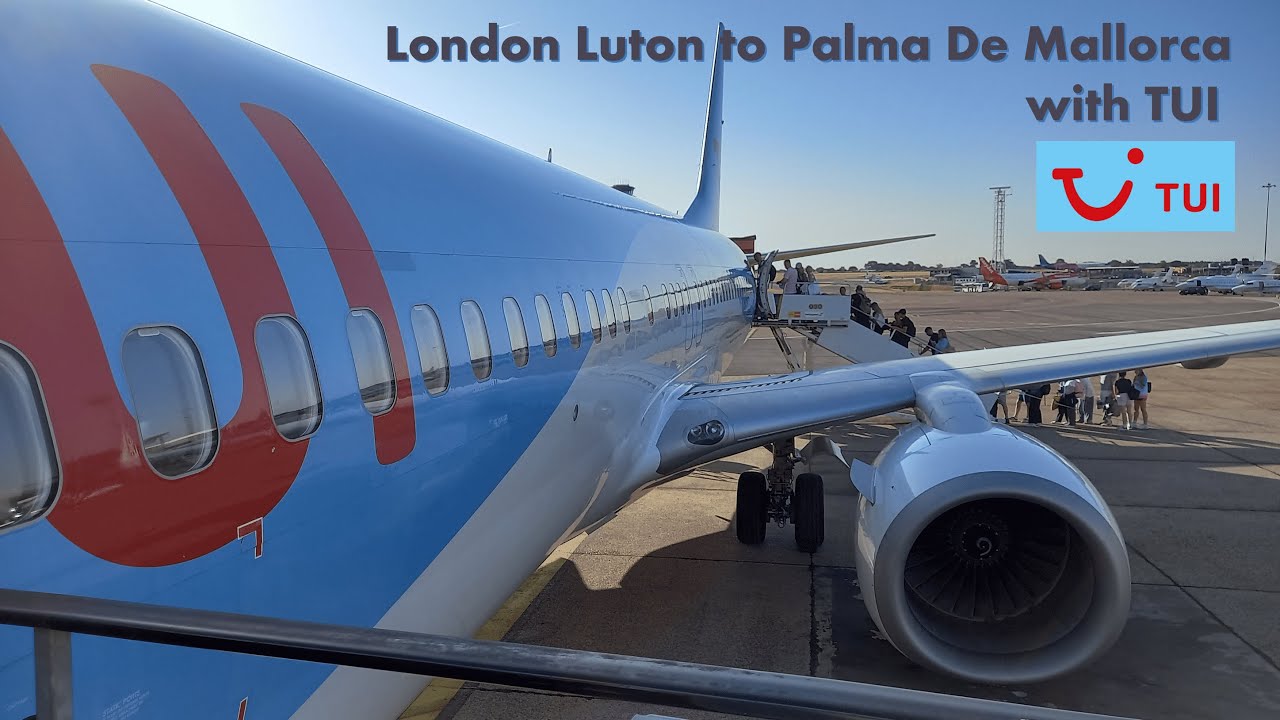 London Luton to Palma De Mallorca with TUI - YouTube
