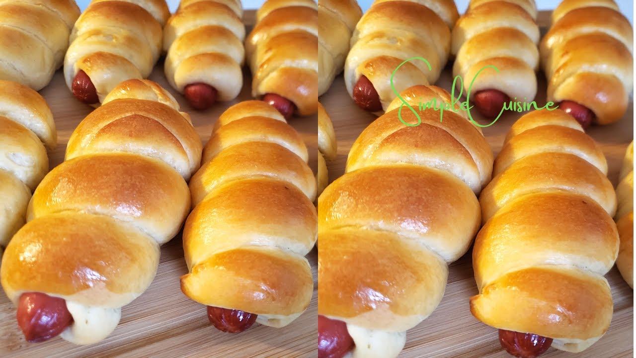 Pain au saucisse || Sausage bread rolls - YouTube