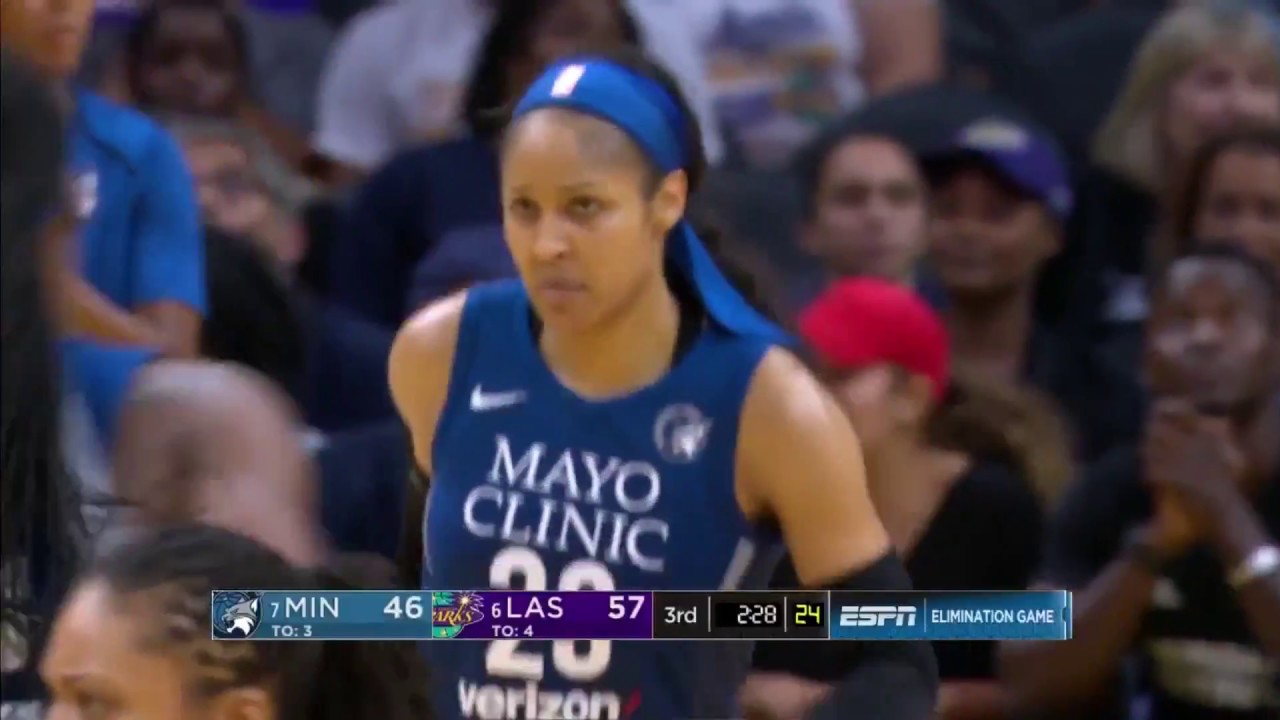 Maya Moore Highlights vs Los Angeles Sparks WNBA Playoffs 2018 First Round - 14 Pts - YouTube