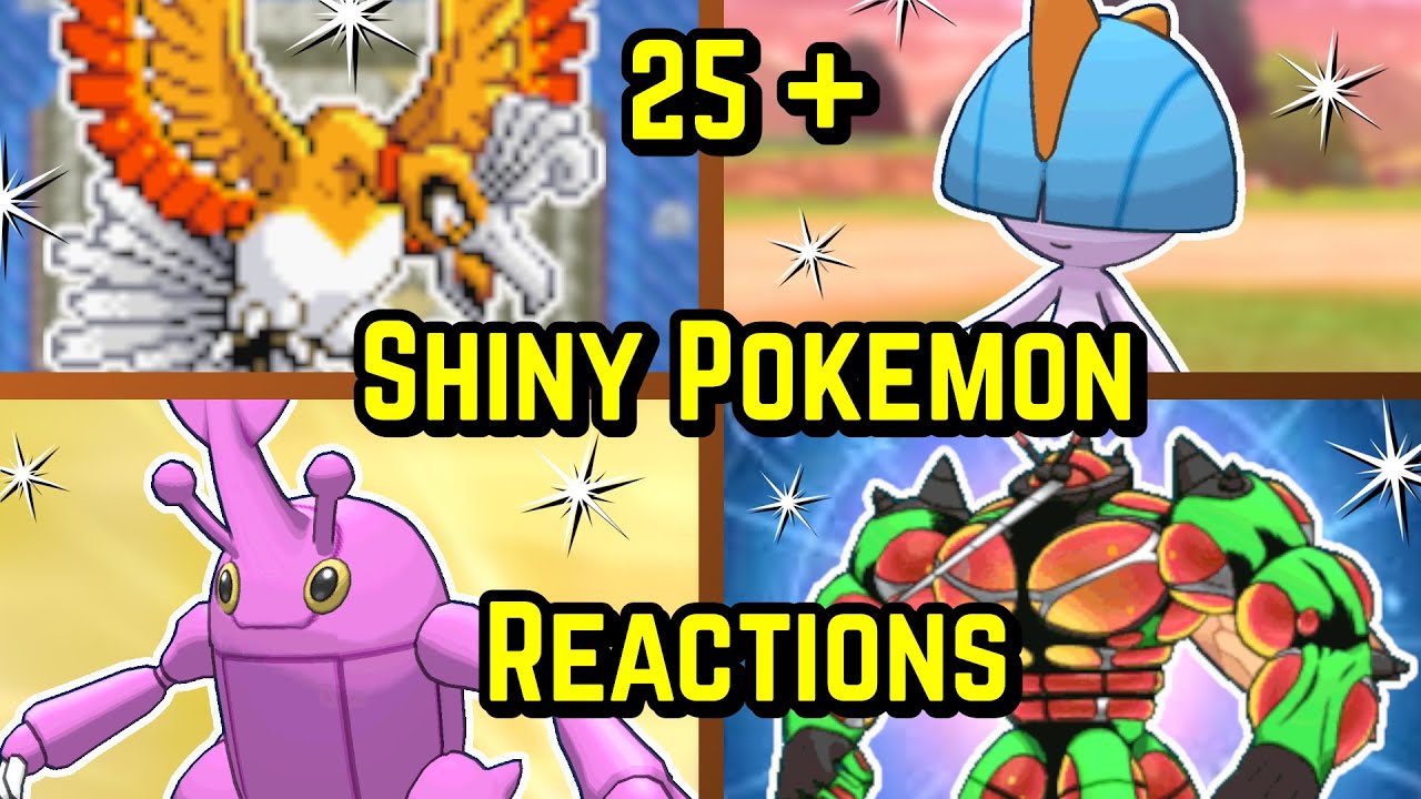 25 AMAZING LIVE SHINY POKÉMON REACTIONS! September Shiny Reaction ...