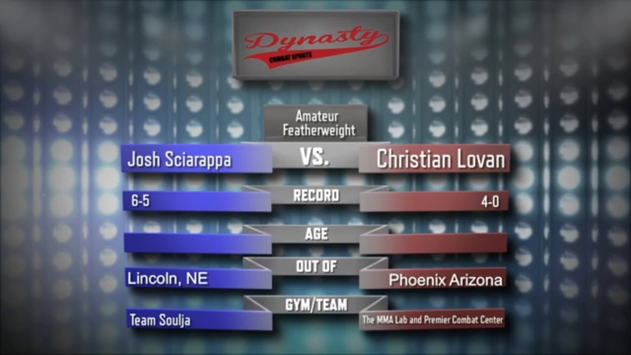 DCS 76 Josh Sciarappa vs Christian Lovan - YouTube