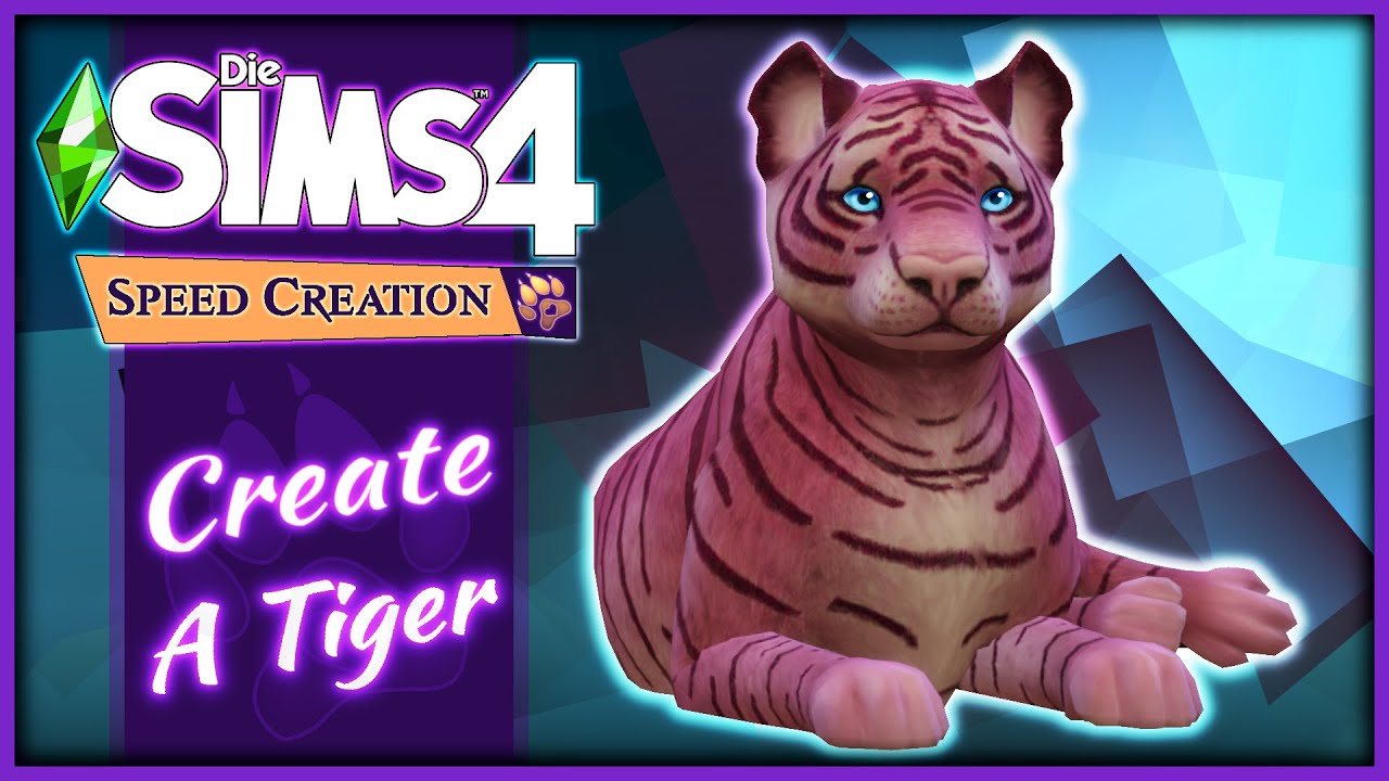 🐅 Pink Magic Tiger - Big Cats I The Sims 4 Cats and Dogs Paranormal ...