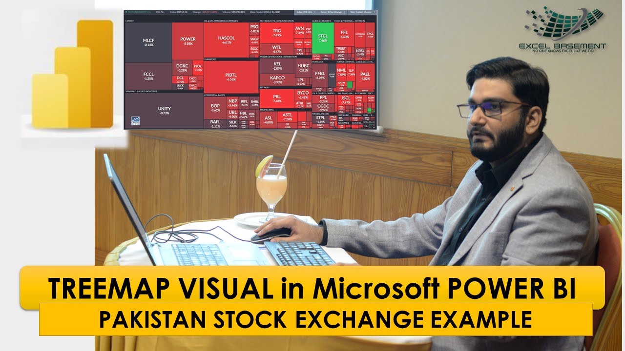TREEMAP VISUAL in Microsoft POWER BI - PAKISTAN STOCK EXCHANGE EXAMPLE ...