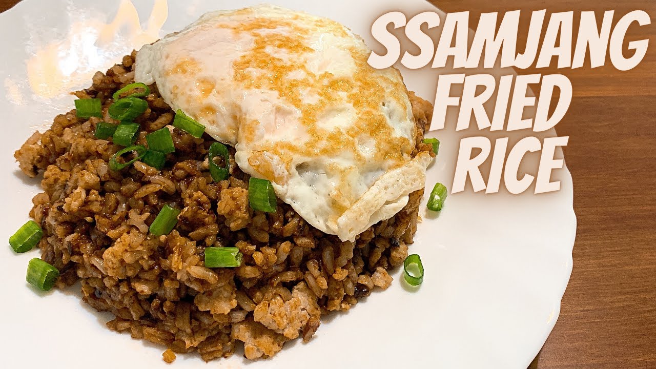 SSAMJANG FRIED RICE | HOW TO COOK SSAMJANG PASTE | KOREAN FOOD RECIPE ...