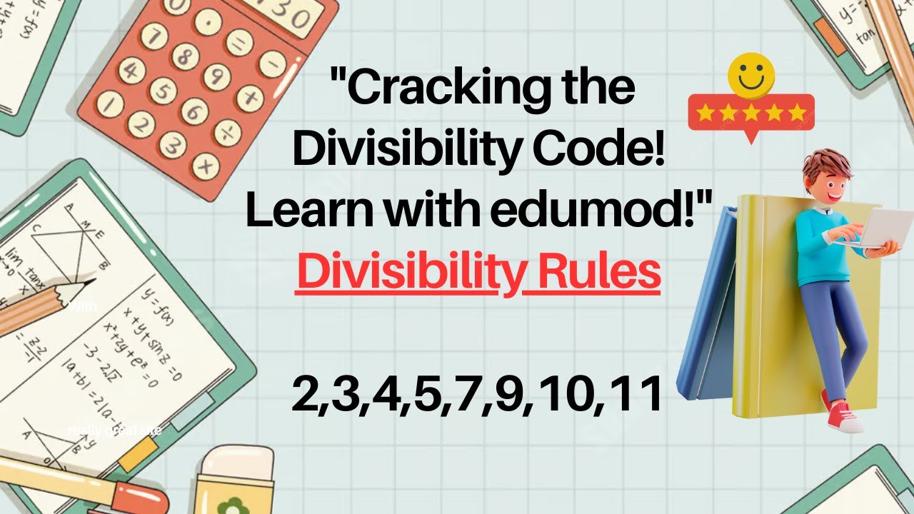 Divisibility Rules 2,4,8,3,9,5,10,11 in one shot (super simple) || Cracking the Divisibility ...