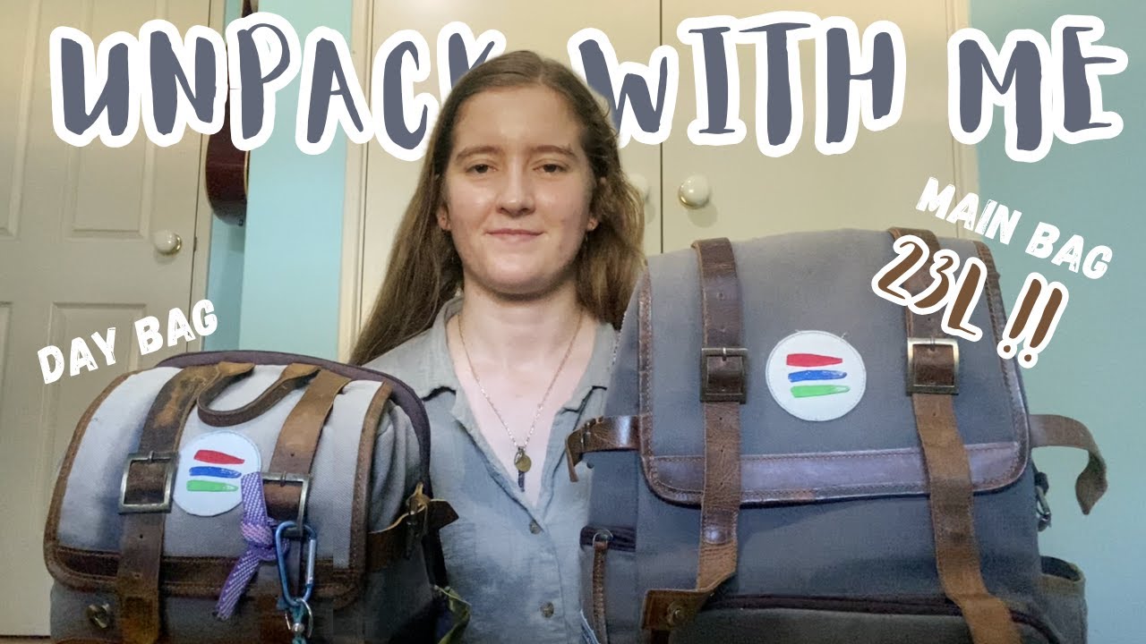 unpack with me after 8 months backpacking Europe || carry-on only - YouTube
