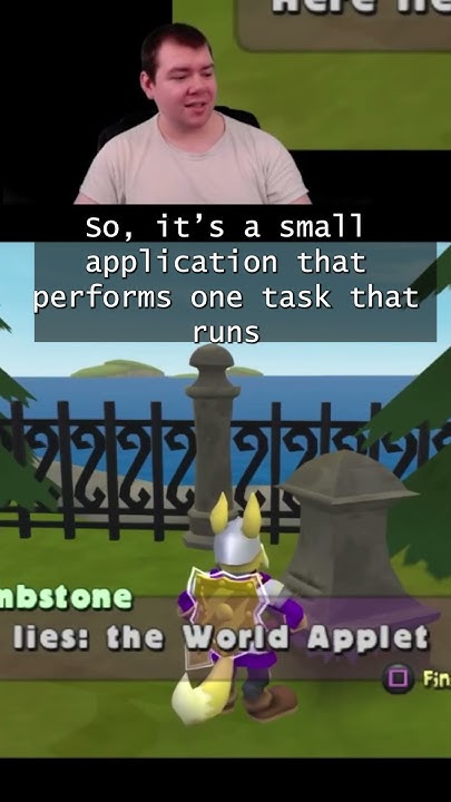 'Here lies the world applet' - YouTube