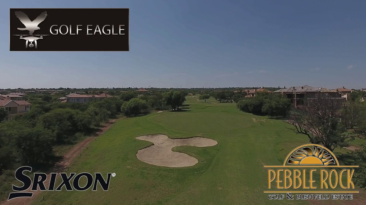 Pebble Rock Golf Club Hole 8 Flyover - YouTube