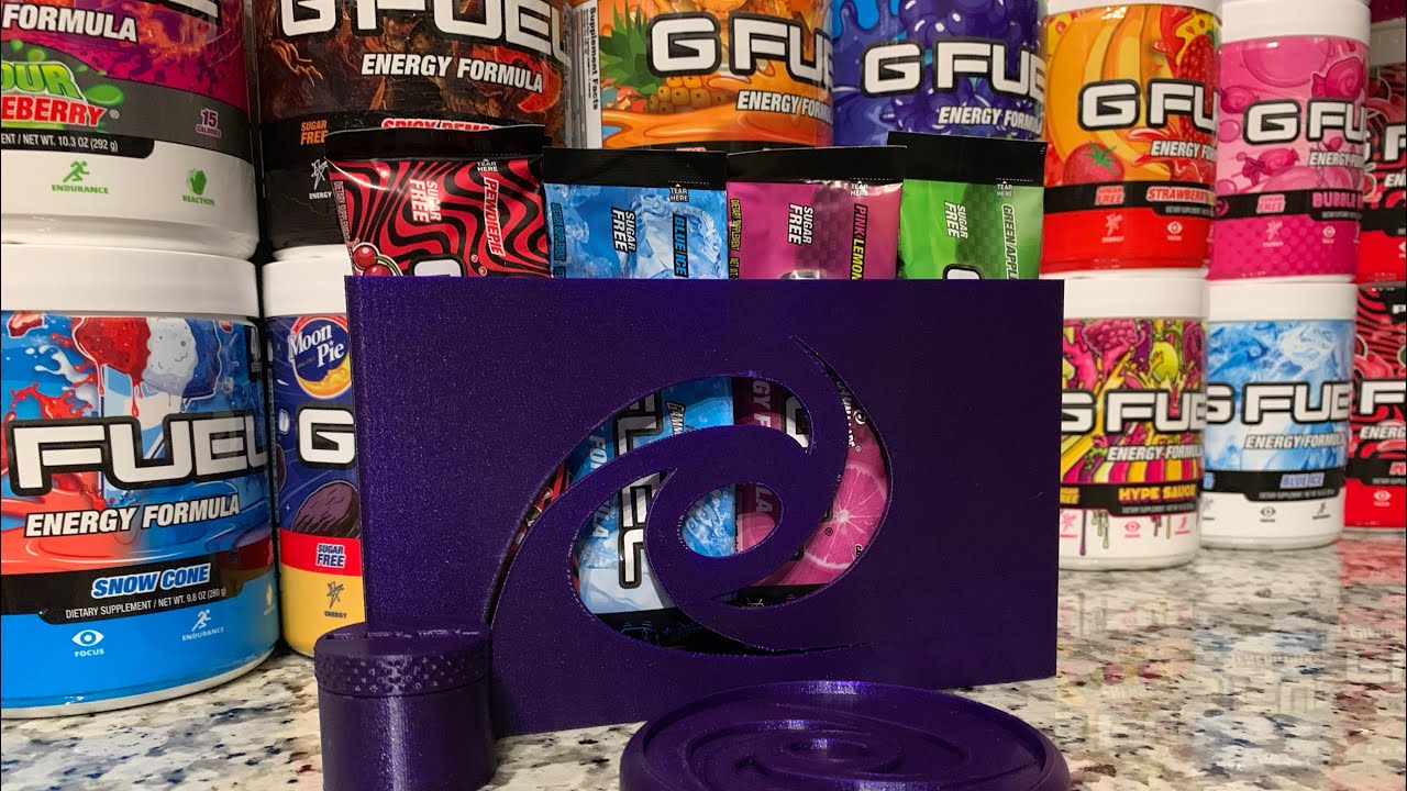 New 3D Printed G FUEL Packet Holder From Etsy! - YouTube