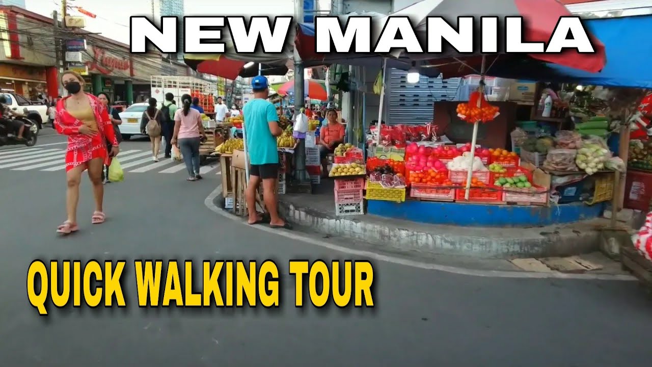 NEW MANILA | Quick Walking Tour Philippines (4k HD) - YouTube