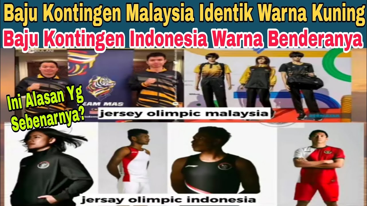 Untung Tak Meniru Warna Baju Kontingen Indonesia🇮🇩 - YouTube