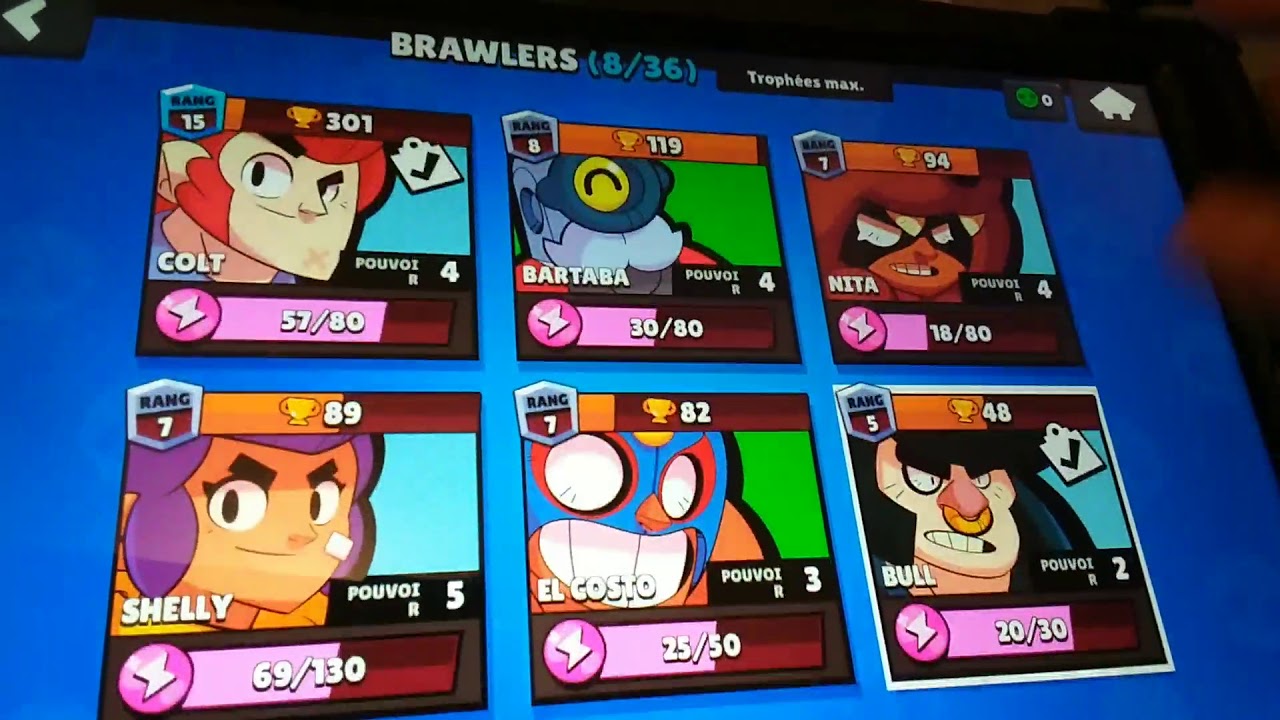 Ma première vidéo sur brawl stars Lucas - YouTube