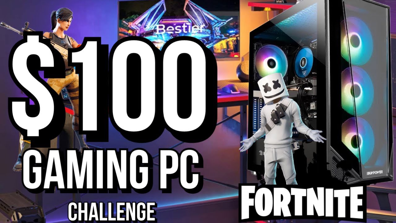$100 Gaming PC BUILD challenge Part 1 - Budget Rules can it run ...