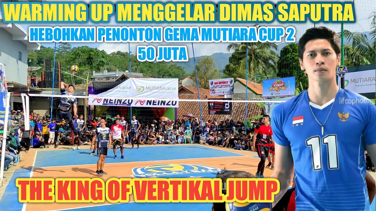 WARMING UP MENGGELEGAR DIMAS SAPUTRA, BIKIN HEBOH PENONTON GEMA MUTIARA ...