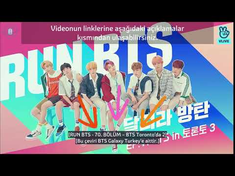[Türkçe Altyazılı] RUN BTS! 70 Bölüm