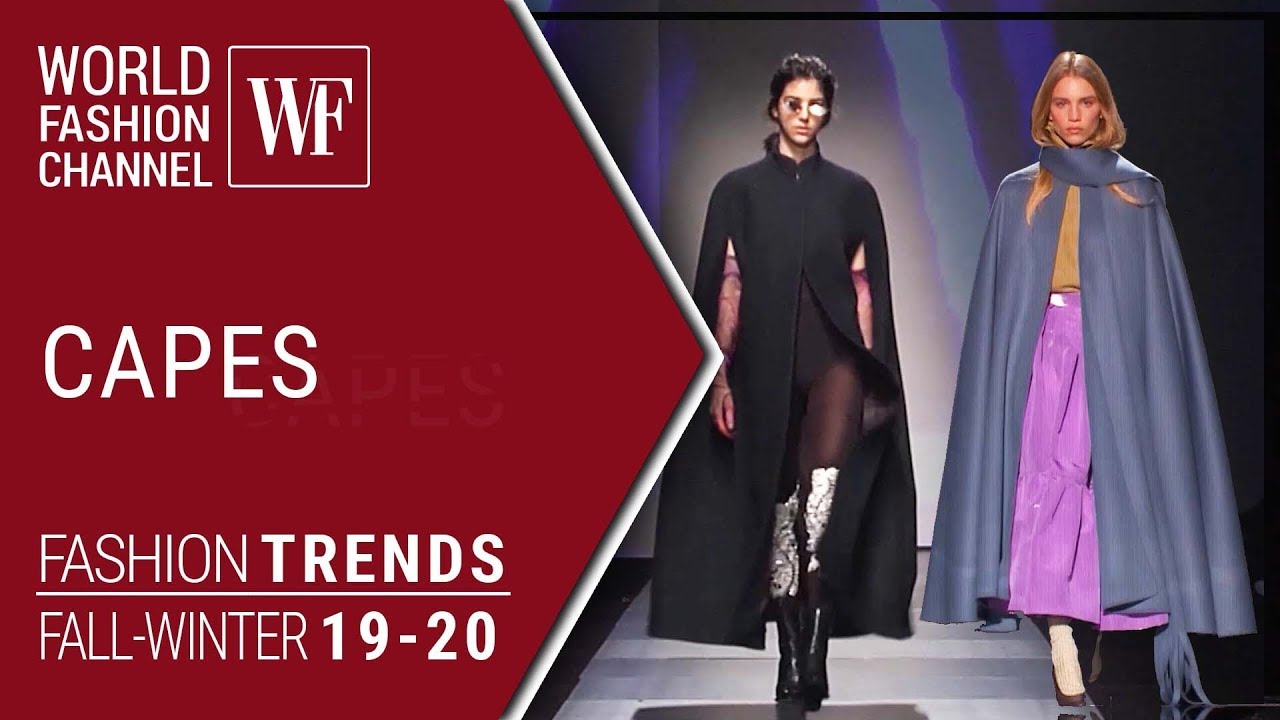 Capes | Fashion trends fall winter 19/20 - YouTube