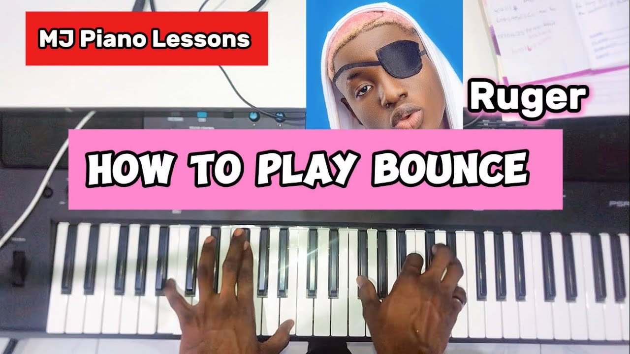 How to Play "Bounce" by Ruger on the Piano | Easy Tutorial # ...