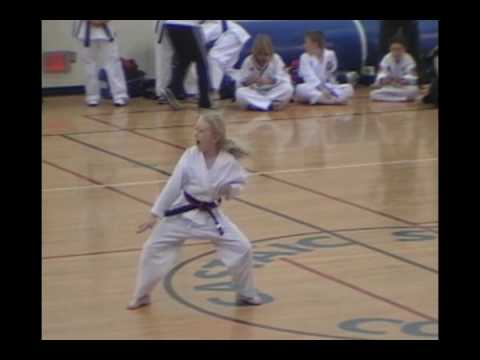 FaithyJ Black Belt Testing in 2007 (7yrs old) (aka Faith Jefferies ...