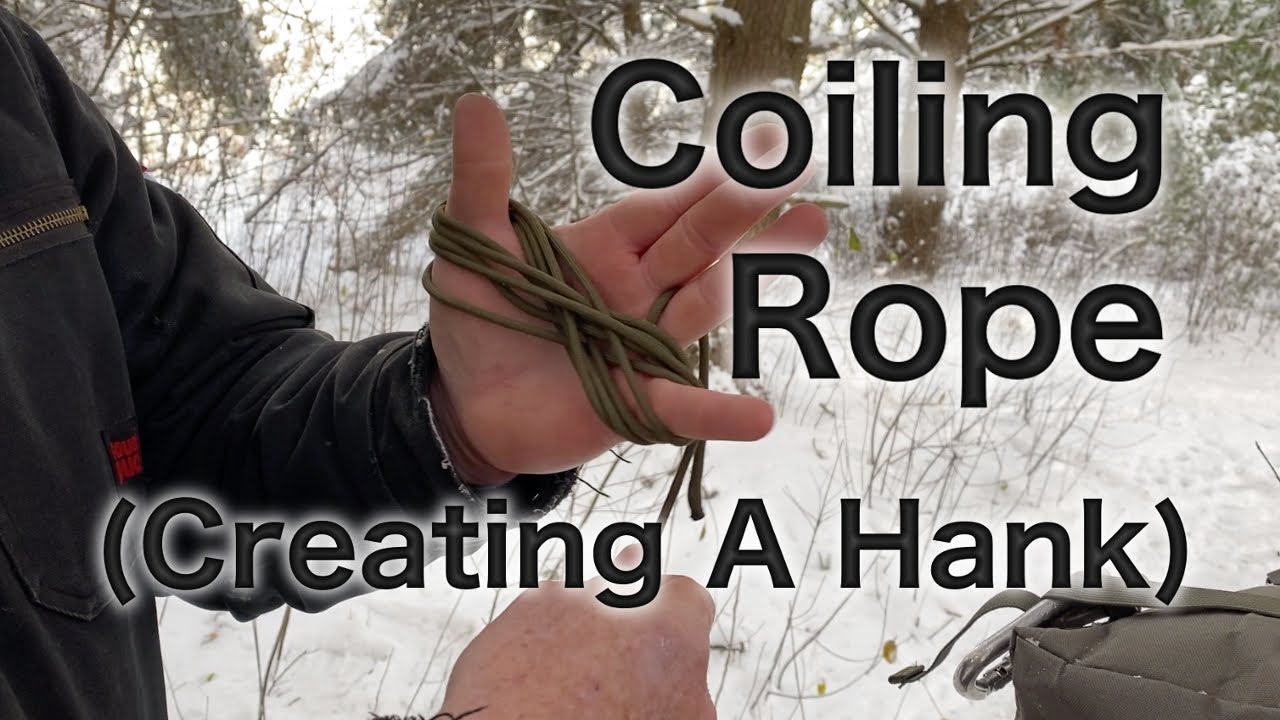 Coiling Rope (Creating a Hank) - YouTube